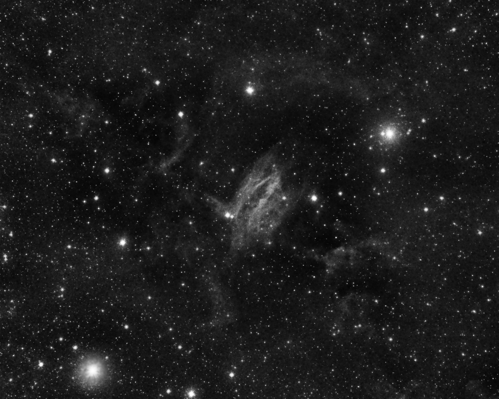 Sh2-73 in grayscale | Telescope Live